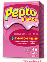 PIP FA633739 Pepto Bismol Chew Tabs | International Safety