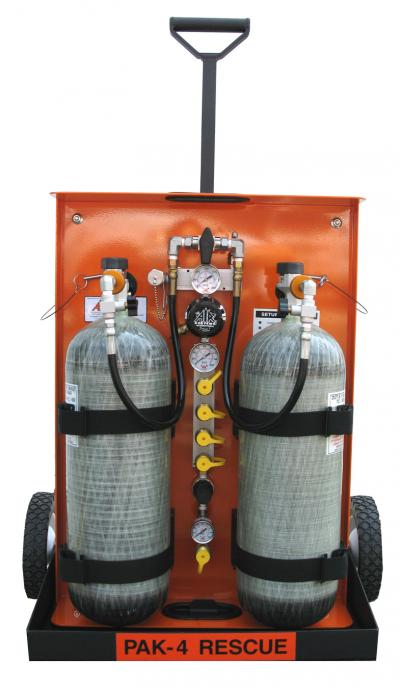 Air Systems International PAK-4 PORTA-PAK™ Rescue Tray Assembly: 3-Way ...