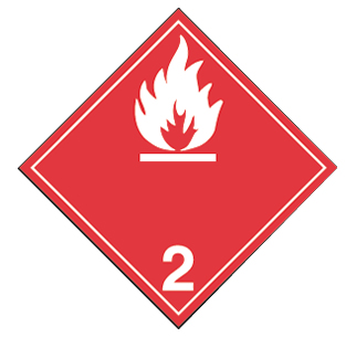 INCOM® TT210SS Standard Placards, Class 2.1 Dangerous Goods Placards ...