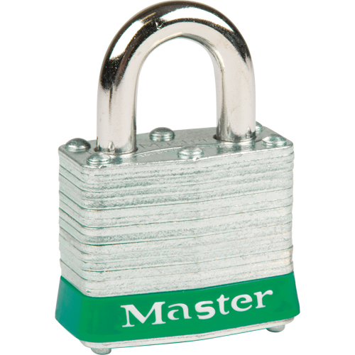 Master Lock 3GRN MASTER LOCK® Laminated Steel Safety Lockout Padlocks ...