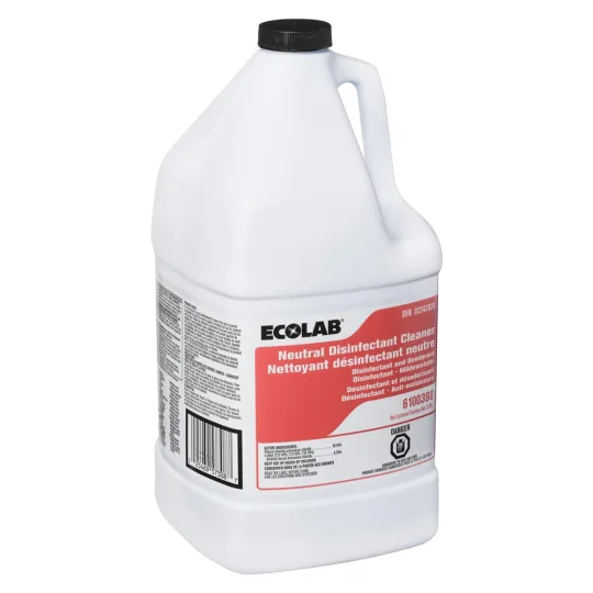 ECOLAB 6100390 Neutral Disinfectant Cleaner 3.78L, 4/CS | International ...