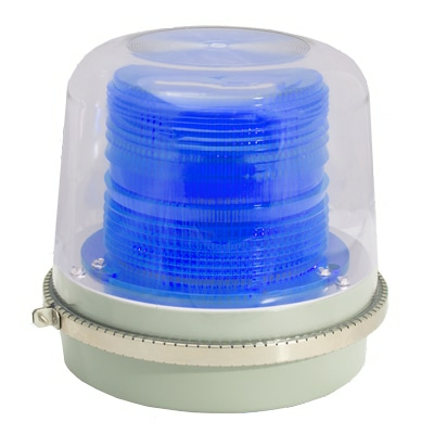 SWS 29221 Beacon, K' High Profile +LED 90-240VAC CLR BLU BLU+ ...