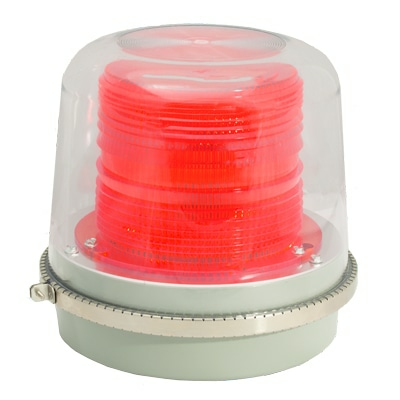SWS 29225 Beacon, K' High Profile +LED 90-240VAC CLR RED AMB+ CSA ...