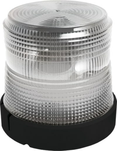 SWS 201Z-12V-C Beacon, Y' Low Profile +LED 12-24Vdc CLR WHT DSQ ...