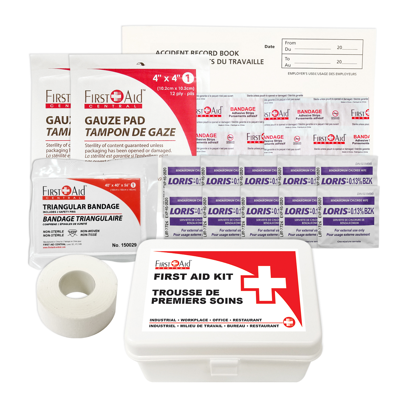 First Aid Central FAC-FED0DP Federal Type D Regulation First Aid Kit in ...