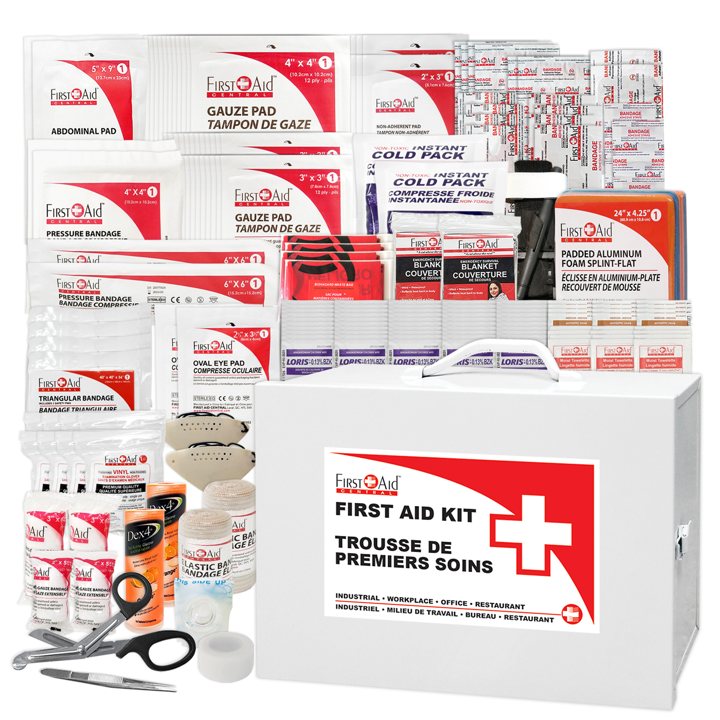 First Aid Central FAC-CSA3MM CSA Type 3 Intermediate First Aid Kit ...