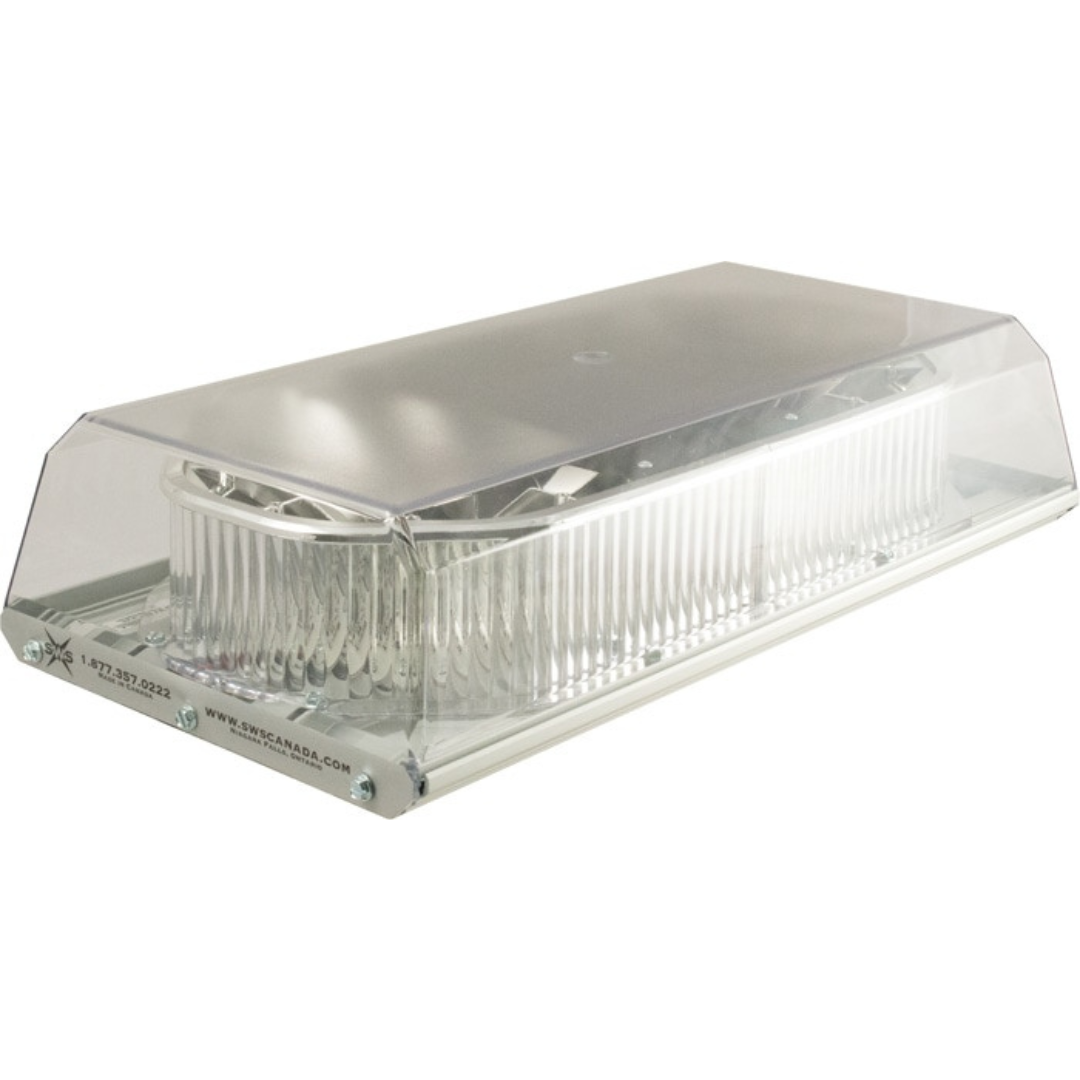 SWS 16394 LED MINI LIGHTBAR, 16" Low Profile iLED 12-24Vd Clear Clear ...