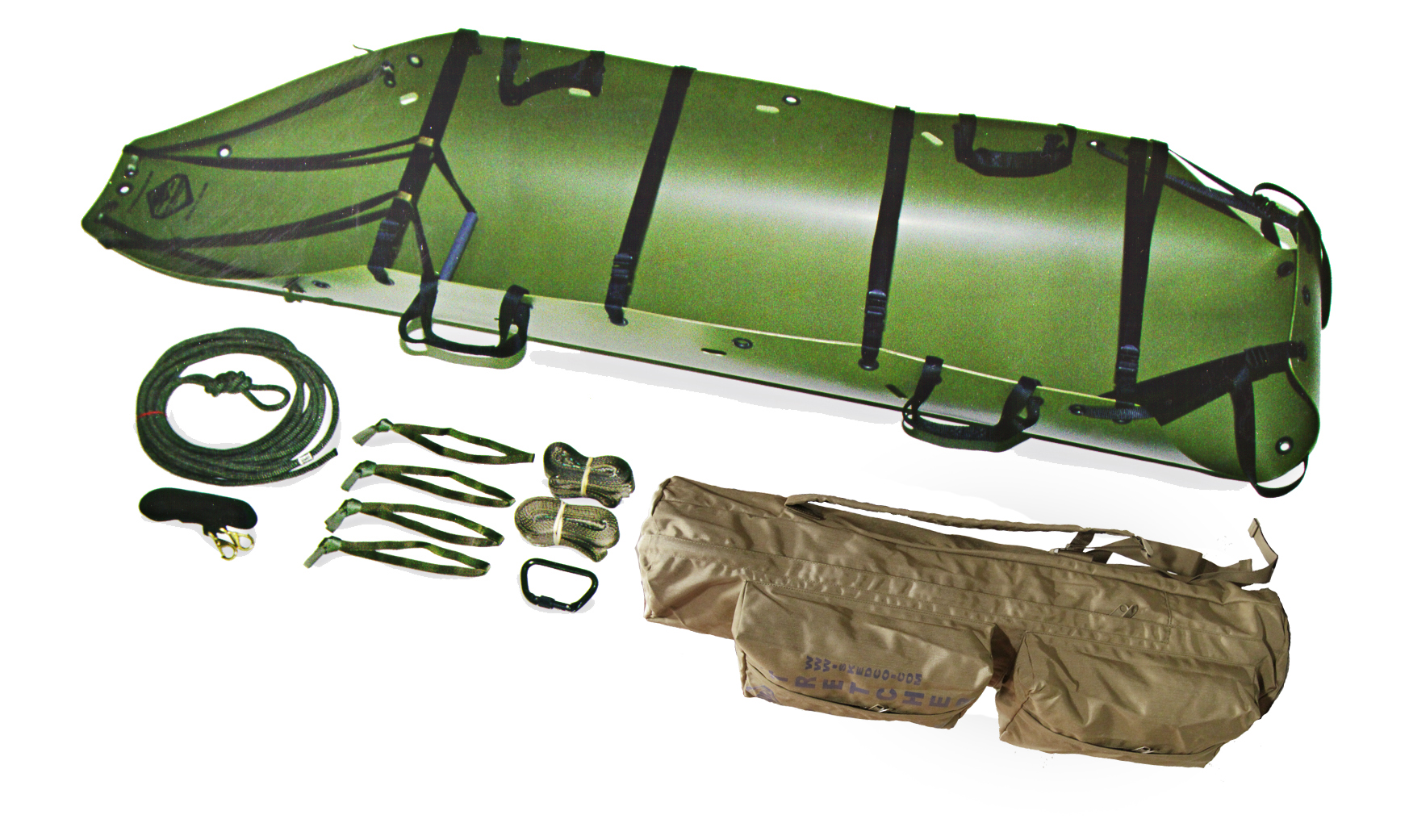SKEDCO® SK-200-GR Sked® Basic Rescue System – O.D. Green w/Steel ...