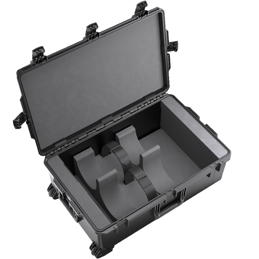 Pelican™ 472PWCSCBABLK MOBILE MEDICAL™ SCBA Case - Double ...