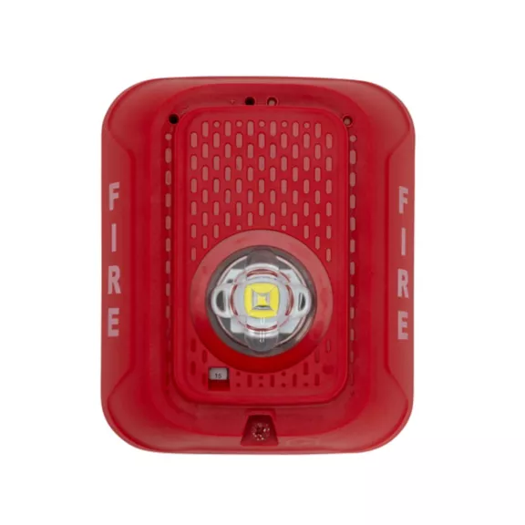 System Sensor® SRLED-B LED Strobe - Indoor, Wall, Red, Bilingual ...
