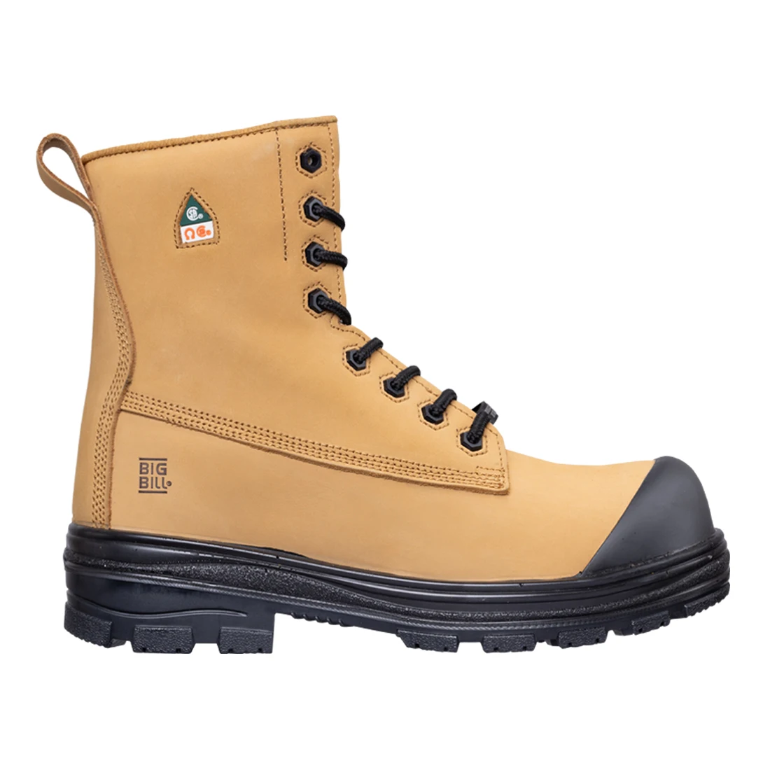 BIG BILL® BB5010-R-TAN-105 The Original Metal Free Work Boots 8 ...
