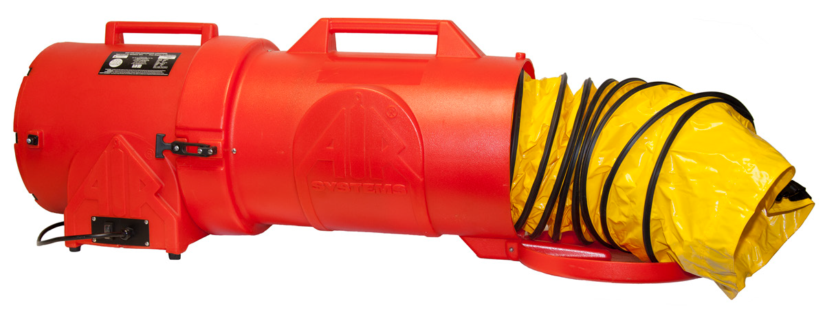Air Systems International CVF12CAN15 12” CVF-12AC Axial Fan, 15 foot ...