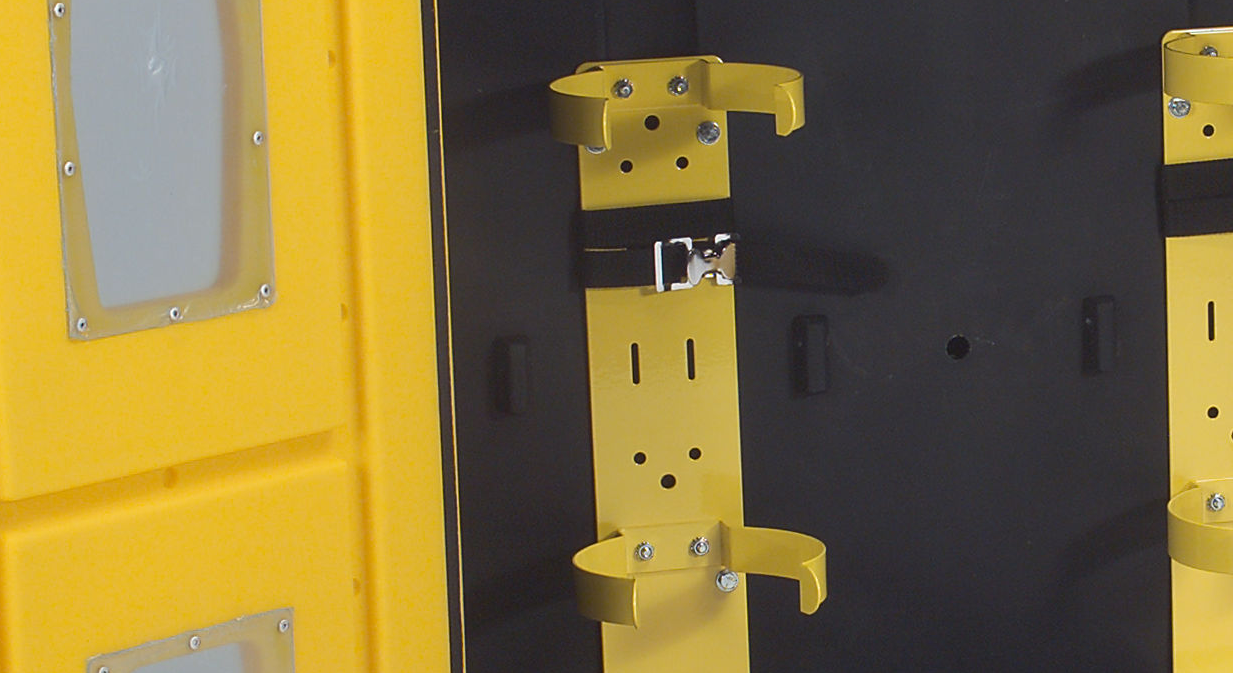 MSA 39851 AirHawk II SCBA Wall-Mount Cases & Walk-Away Bracket ...