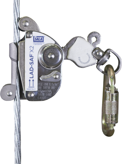 3M™ LADSAF-20 Lad-Saf™ for Fixed Ladder (Bolt-On) - Galvanized ...