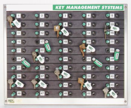AccuformNMC KCC405BU 50 Key Plug Panel Board - Blue, 5 Key Plugs ...